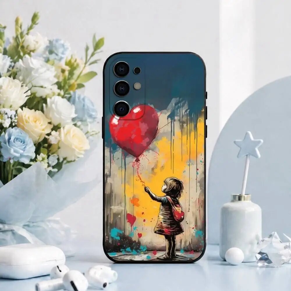 Чехол Samsung S26ULTRA, черный, B-Banksy, силикон