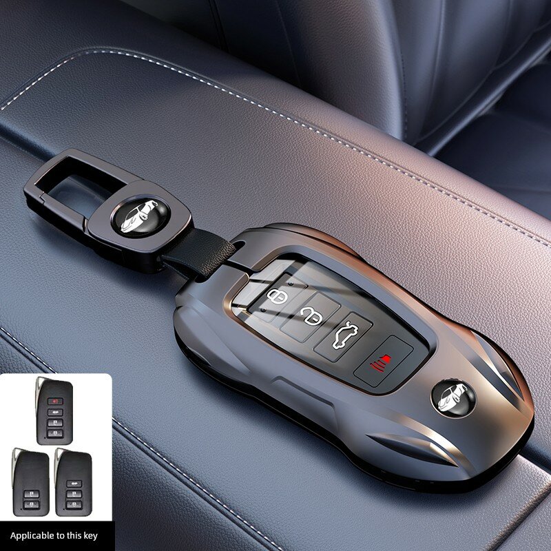 Гранатовый кожаный чехол для ключа с пряжкой Lexus ND для автомобилей Lexus ES200/RX300, классический вид