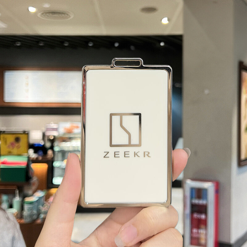 Zeekr 001 2021 NFC карточная защитная крышка для ключа - Серебристо-белый одинарный корпус