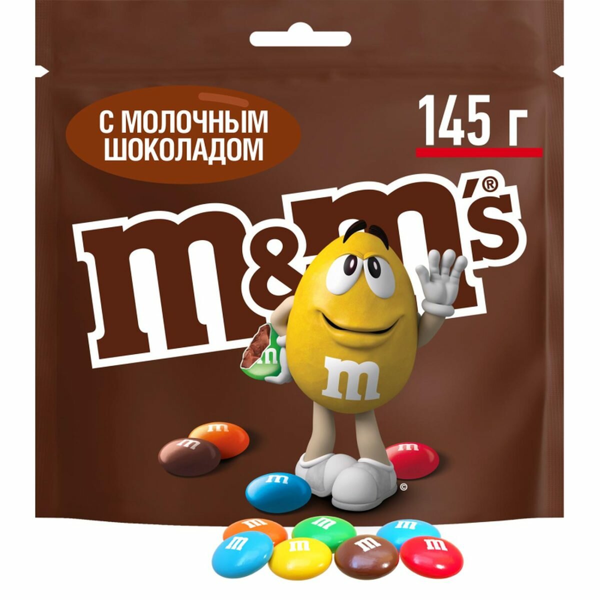 Драже M&M`s с шоколадом 145г, 18шт.