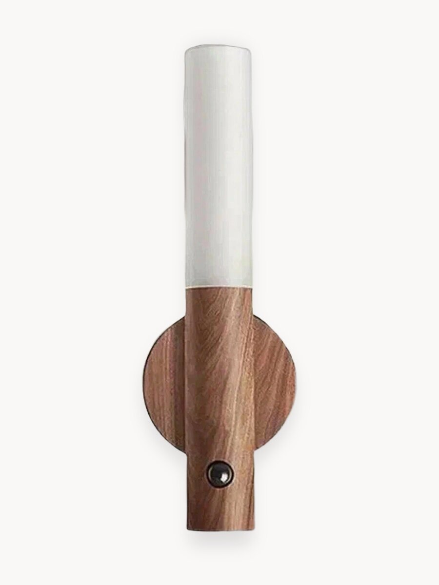 Умный беспроводной ночник с датчиком движения и аккумулятором — для дома и дачи, коричневый