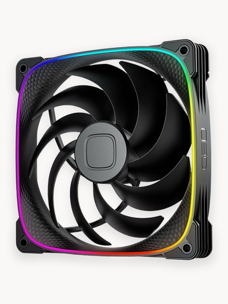 Вентилятор для корпуса Geometric Future Squama 2503B-14 Black (1F2503B114000)