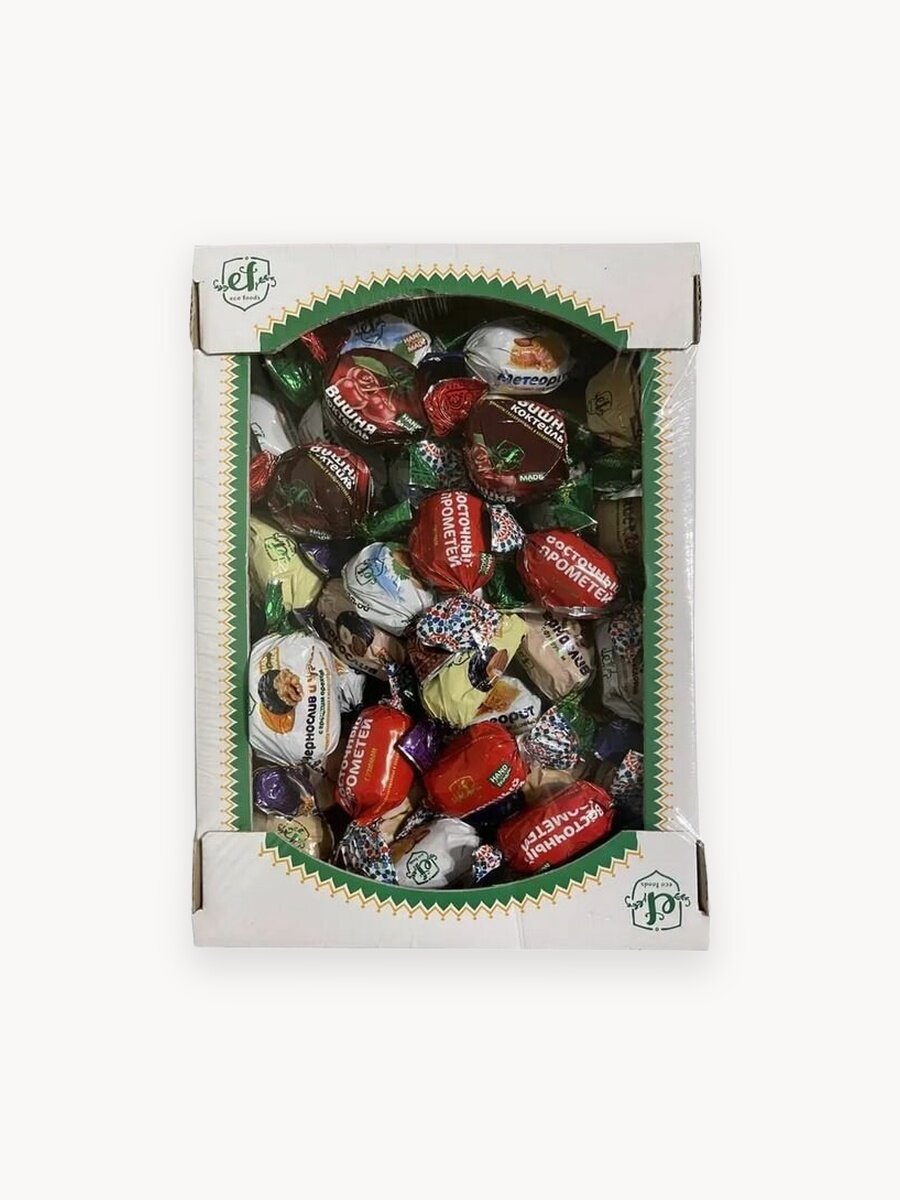 Ассорти конфет с фруктами и орехами 1 кг