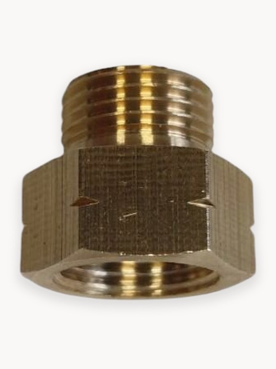 Переходник с левой, как на пропановом баллоне, ВН (сп 21.8) на простую 1/2 НР