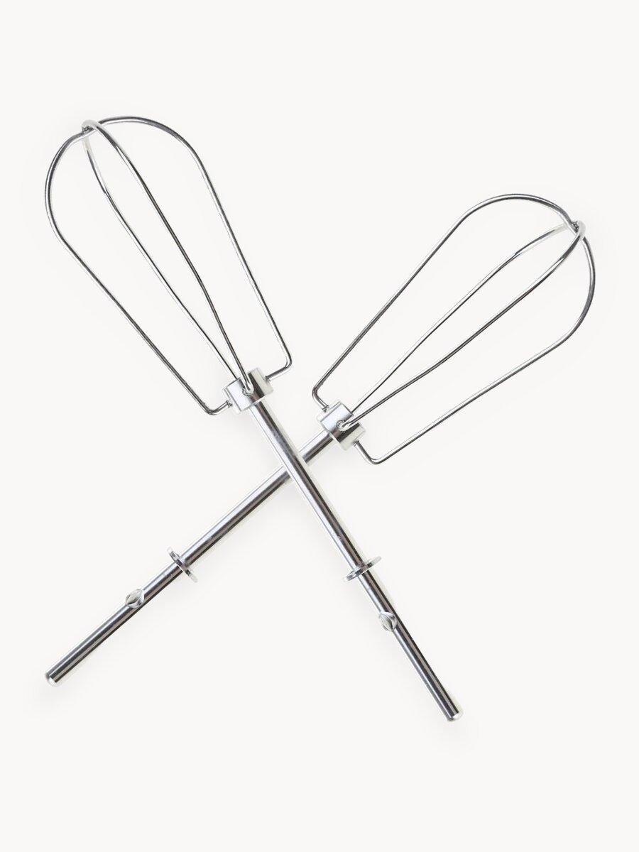 Набор из 2 электрических насадок для миксера, ручная взбивалка яиц, аксессуары нержавеющей стали