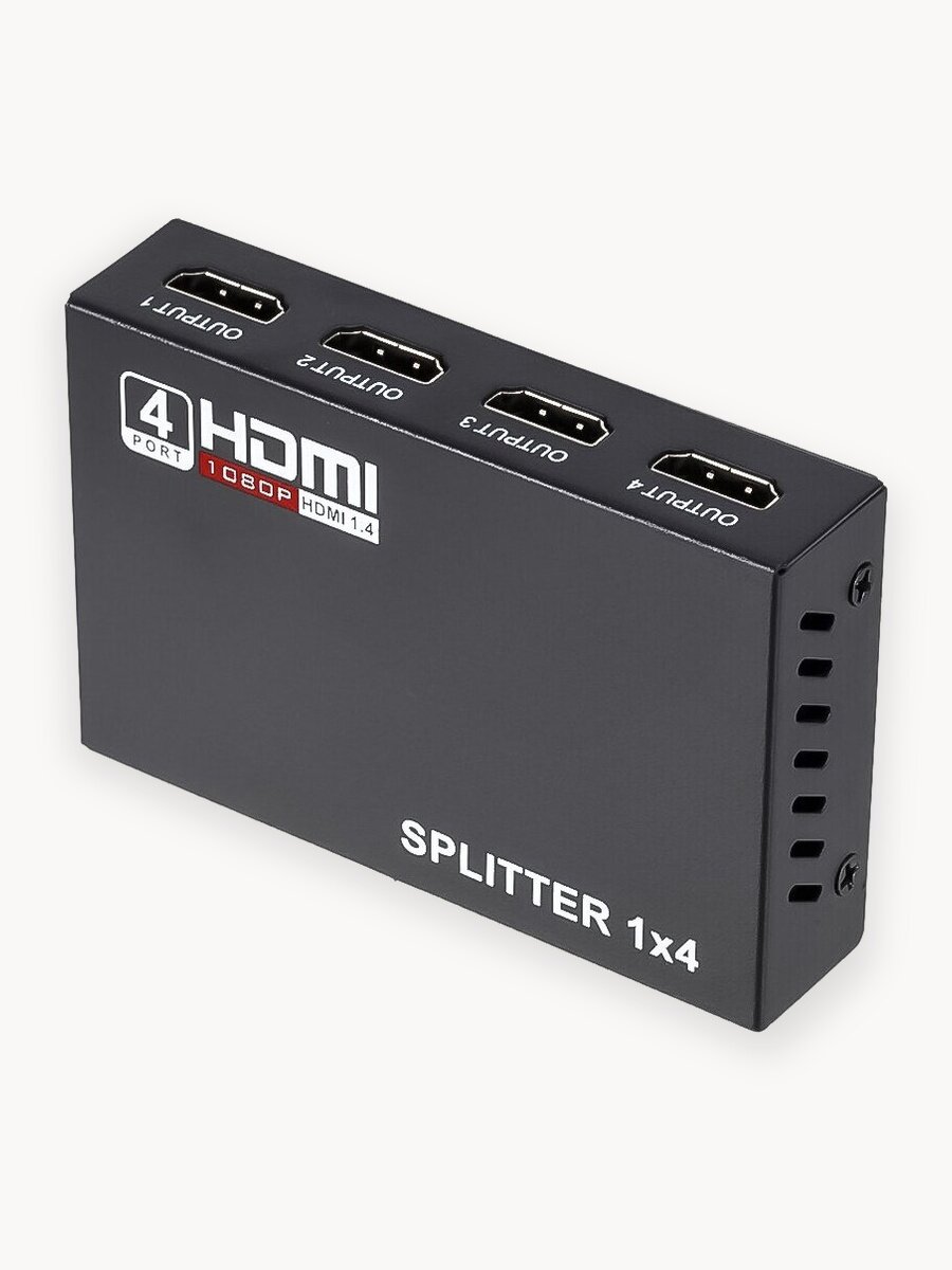 Сплиттер PALMEXX 1HDMI*4HDMI, 1080p@60Hz, 3D 120Hz, HDMI 1.4