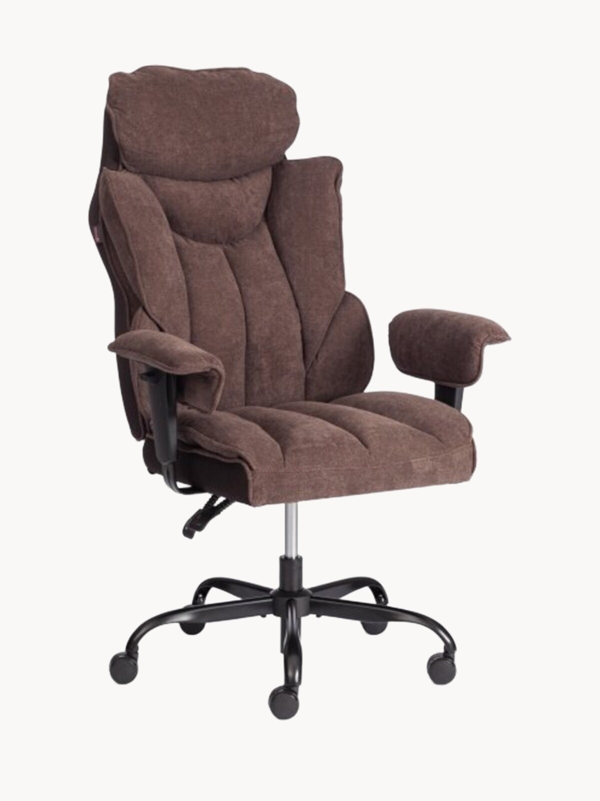 Кресло руководителя Tetchair Comfy BL ткань, коричневый