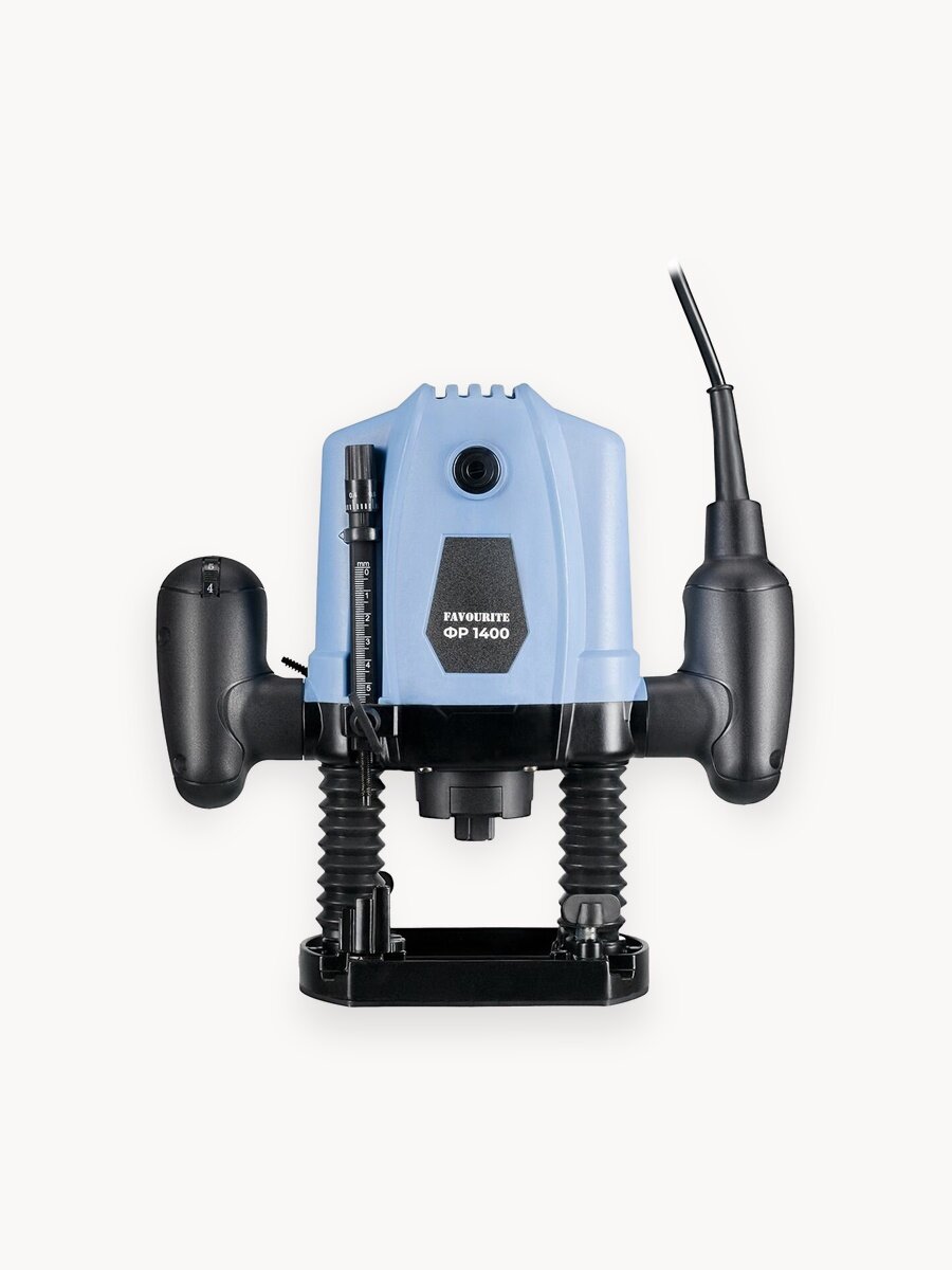 Фрезерный станок по дереву, FAVOURITE ФР 1400, 1400 Вт, регулировка оборотов 16000-30000 об/мин, цанга 6/8 мм / фрезер
