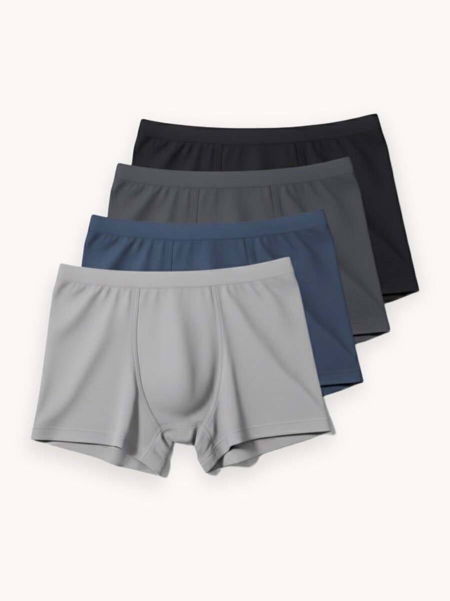 Трусы из натурального хлопка, мягкие, 4 шт, комплект