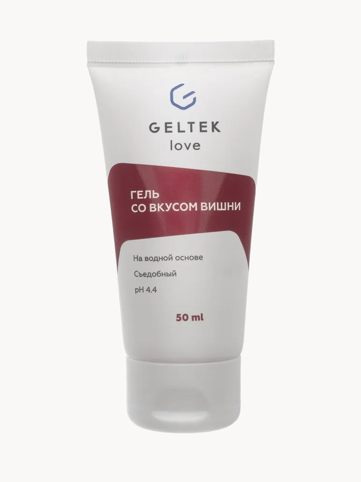 Гельтек Гель интимный со вкусом вишни на водной основе Geltek love, 50 мл