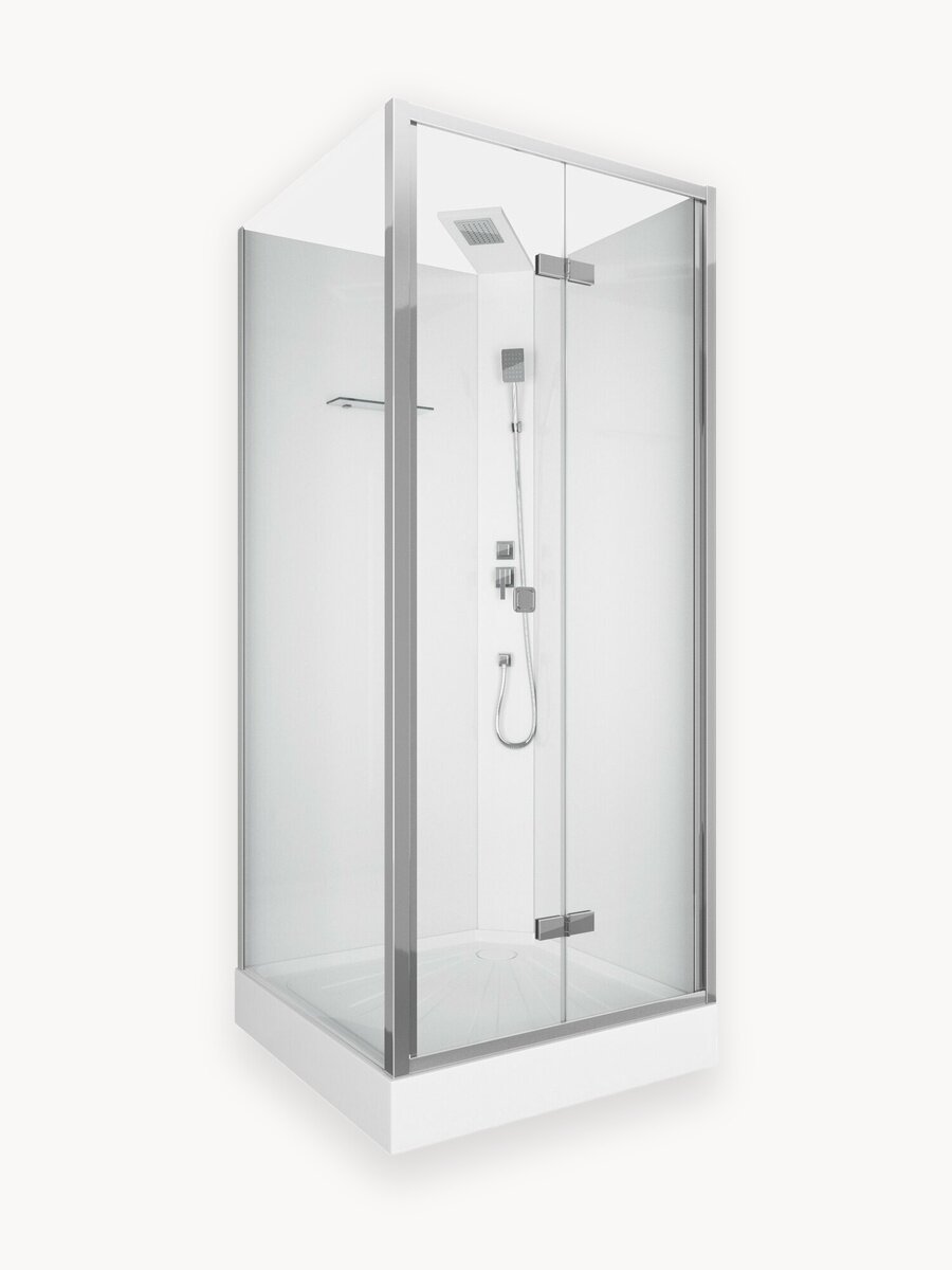 Душевая кабина Cerutti Spa Bella 90T без крыши (90x90x215-225)