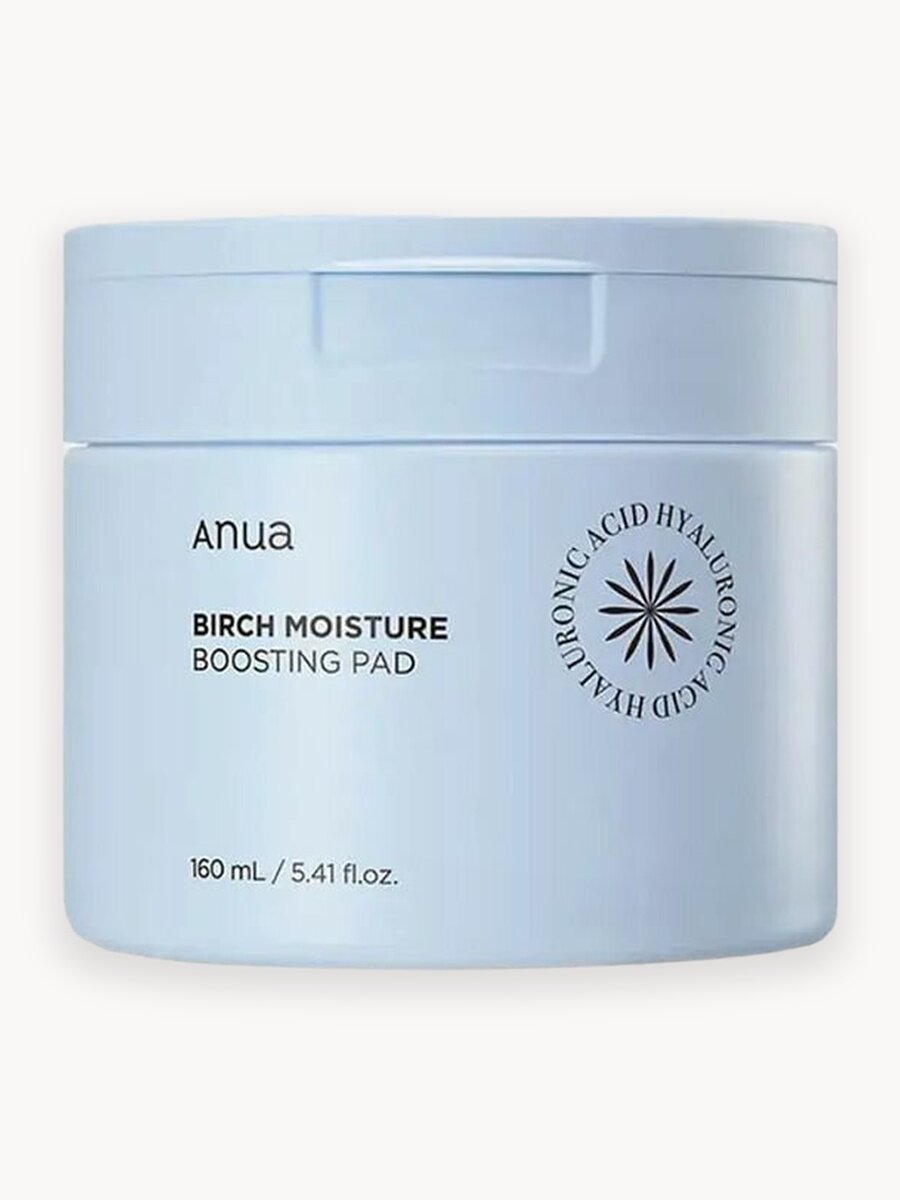 ANUA Увлажняющие тонер-пэды для лица с берёзовым соком Birch Moisture Boosting Pad (70 шт.)