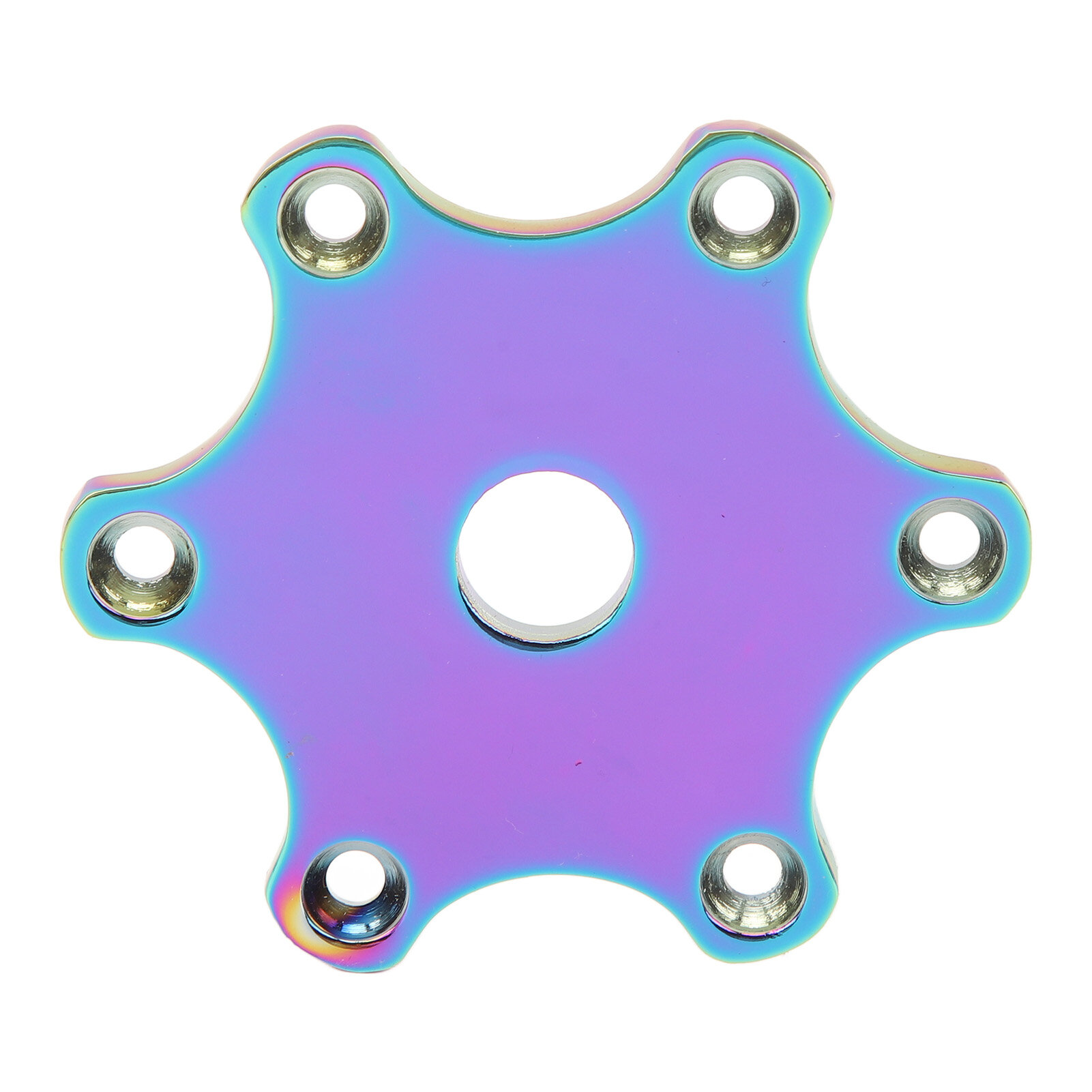 75 мм крышка кнопки на руль, шестиугольная кнопка, комплект пластин, универсальный для 6 болтов, рулевое колесо