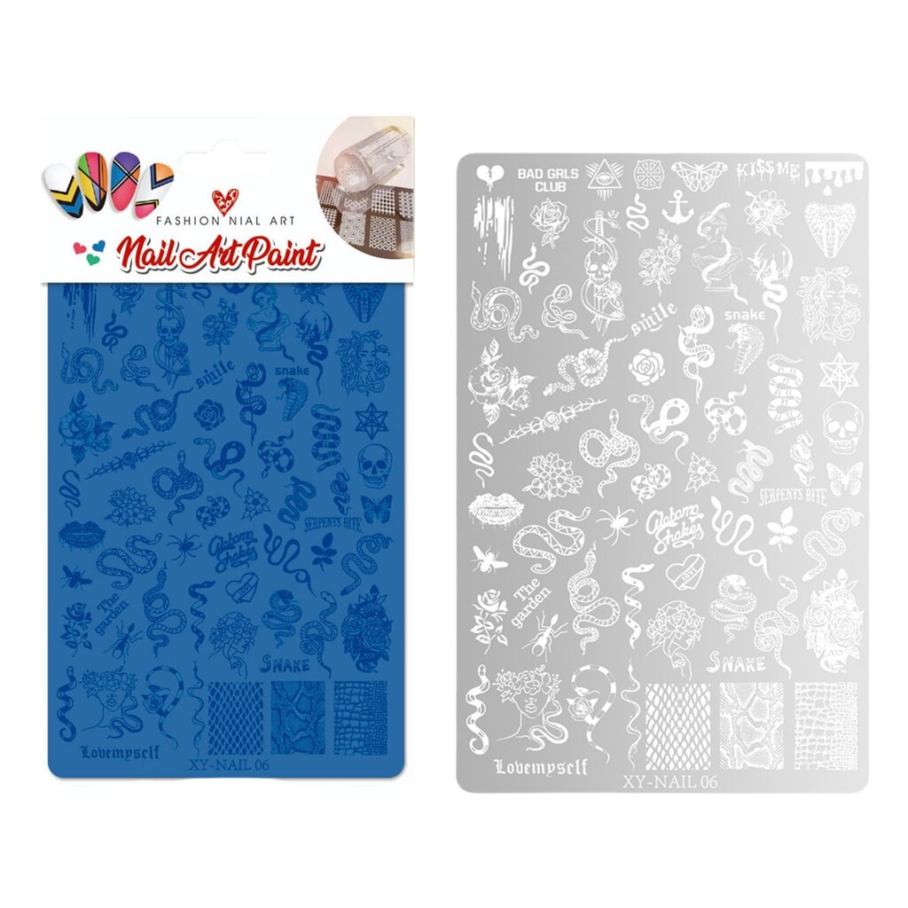 Шаблоны штампов для ногтей Цветы пластины для тиснения ногтей Изображения для маникюра Трафарет Бабочка Трафарет для ногтей Штамп для вечеринки