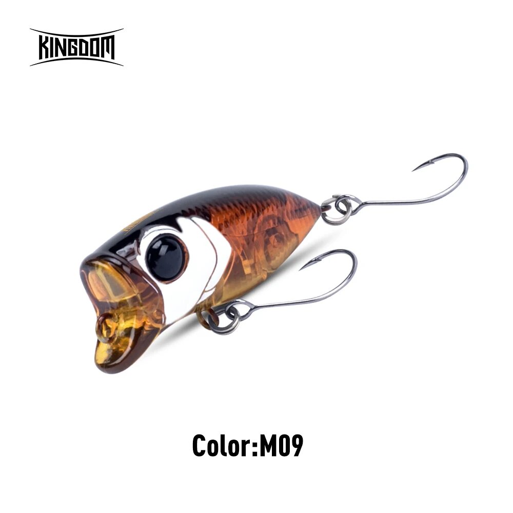 Kingdom Поппер Micro Minnow, Цвет M09, 2.4 г, 35 мм