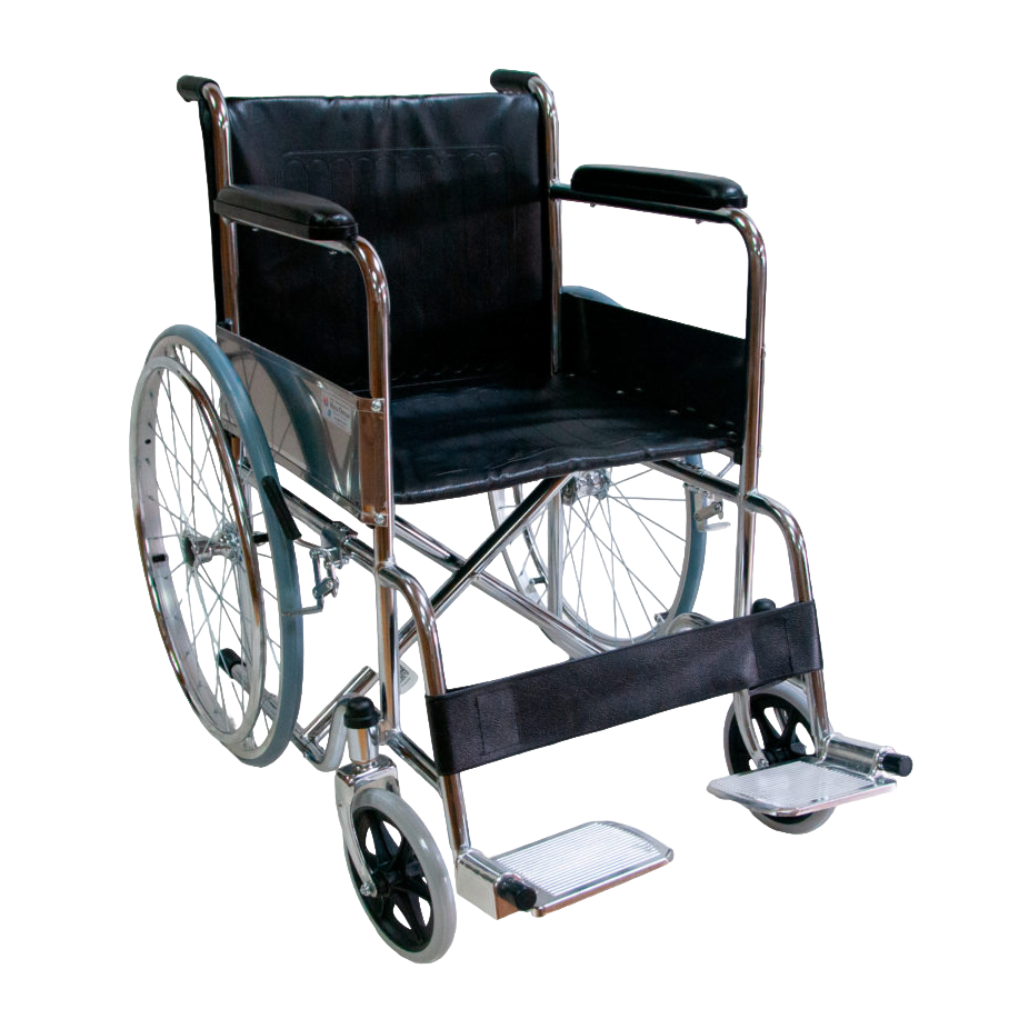 Кресло-коляска инвалидная механическая FS809B-46 Мега-Оптим (ширина сиденья 46 см)