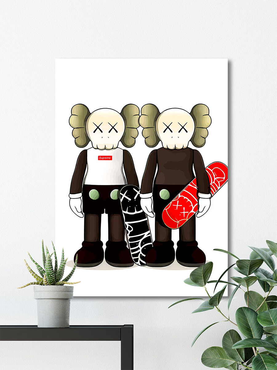 Поп арт картина / Кавс - современное искусство, 50х70 см.