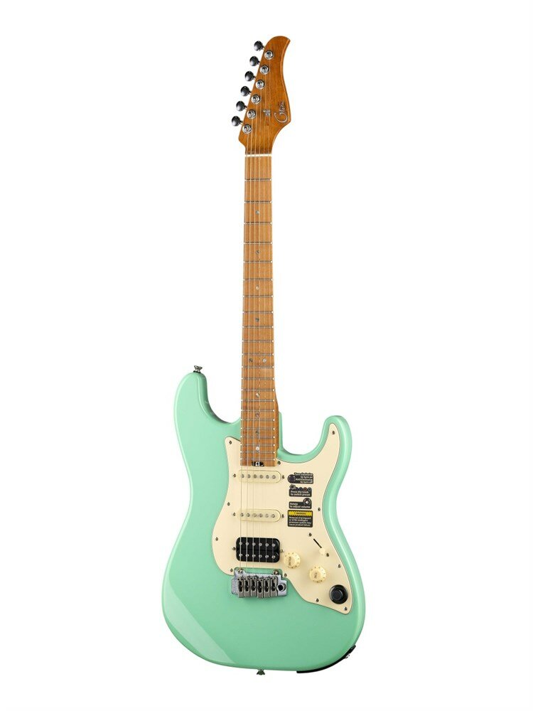 GTRS P801-Professional-801-GR Электрогитара с встроенным процессором, зеленая