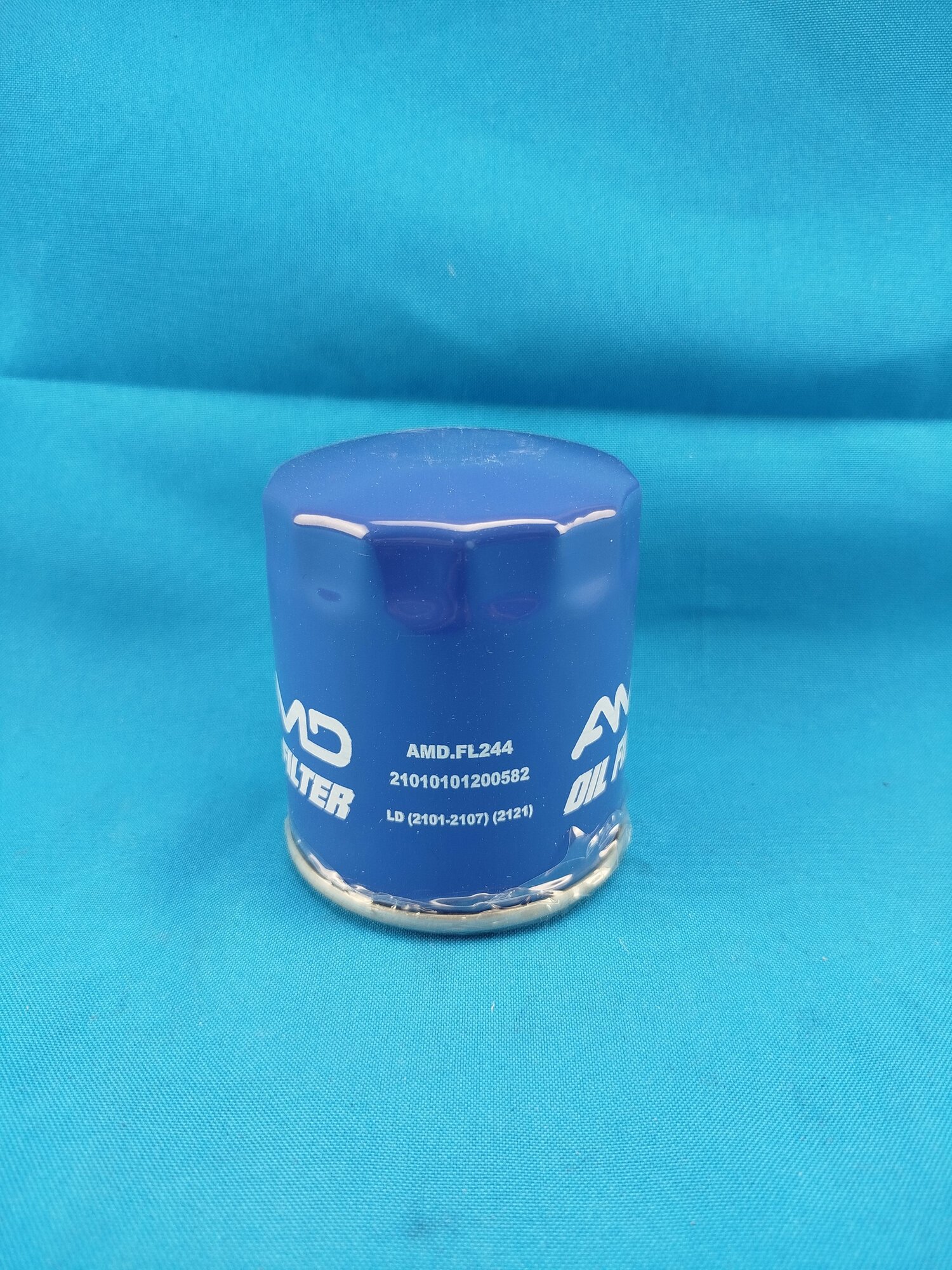 Фильтр масляный "AMD" для автомобилей ВАЗ 2101-07, Нива, Шевроле-Нива, ГАЗ, М-2141, ИЖ-2126