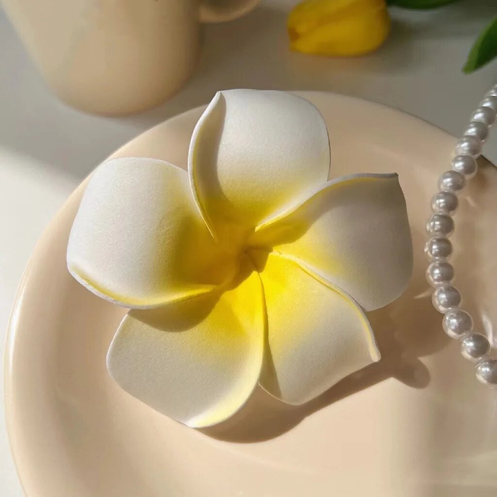 MOONBIFFY заколки для волос с цветком плюмерии L