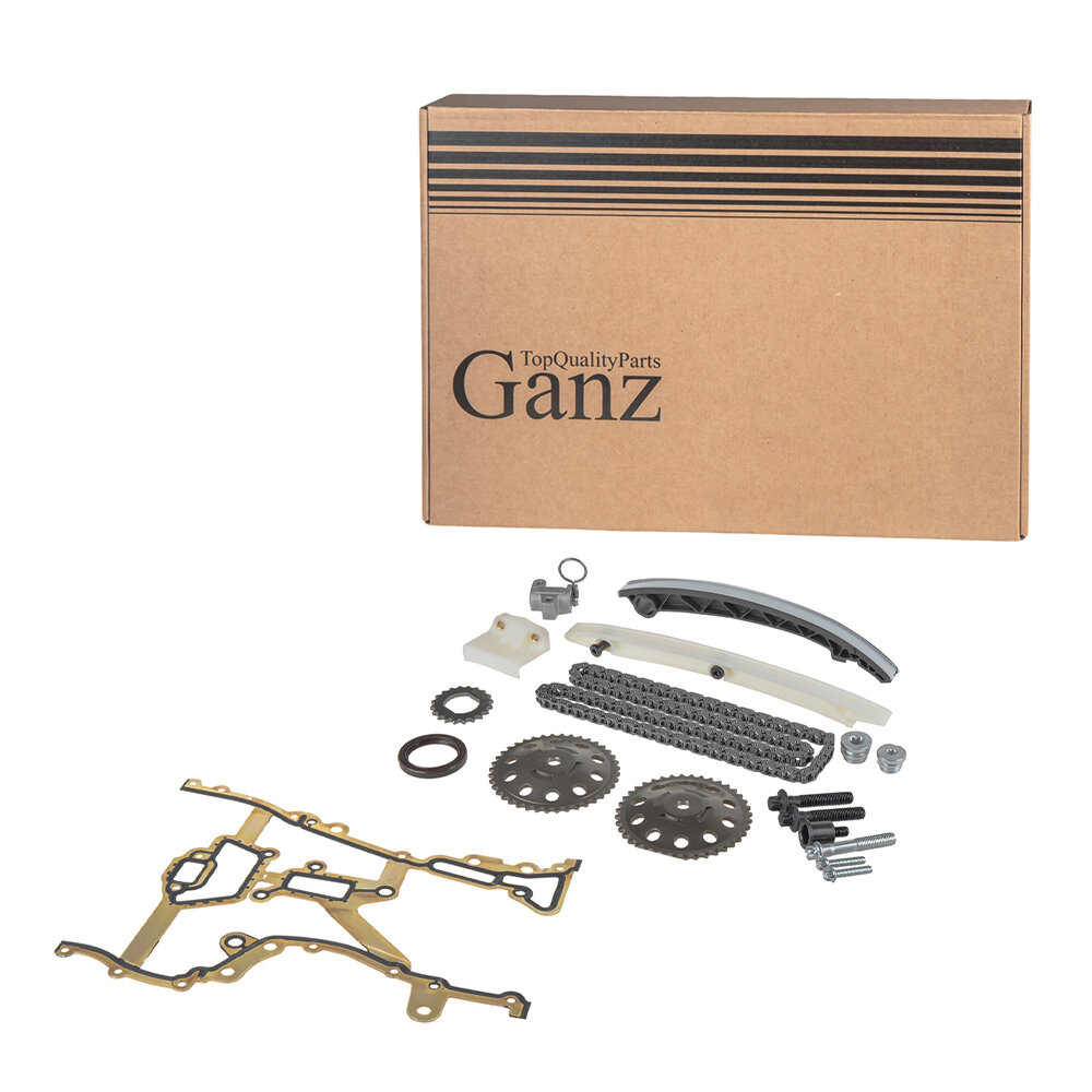 Комплект цепи ГРМ OPEL Agila A 1.0-1.2 00-07 / Astra G/H 1.2-1.4 98- GANZ GIE37627