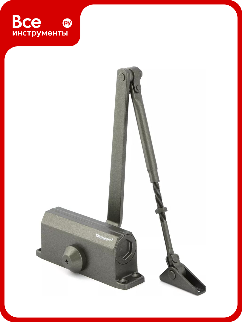 Доводчик Palladium 1025 ST коричневый, Компактный дверной доводчик с двумя базовыми функциями