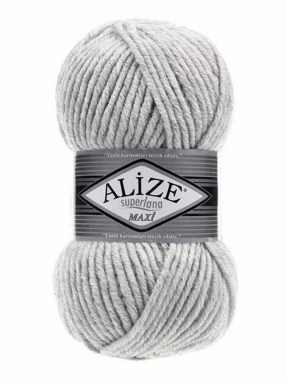Пряжа Alize Superlana Maxi №208, 25% шерсть 75% акрил 500 гр.