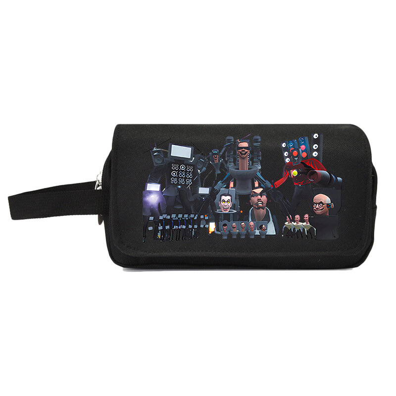 Пенал, 024 чёрный, большая вместимость