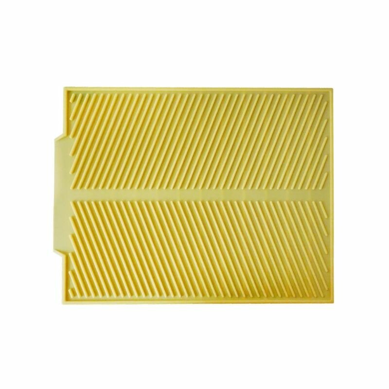 Силиконовый коврик-сушка для кухни, желтый, 1 шт.