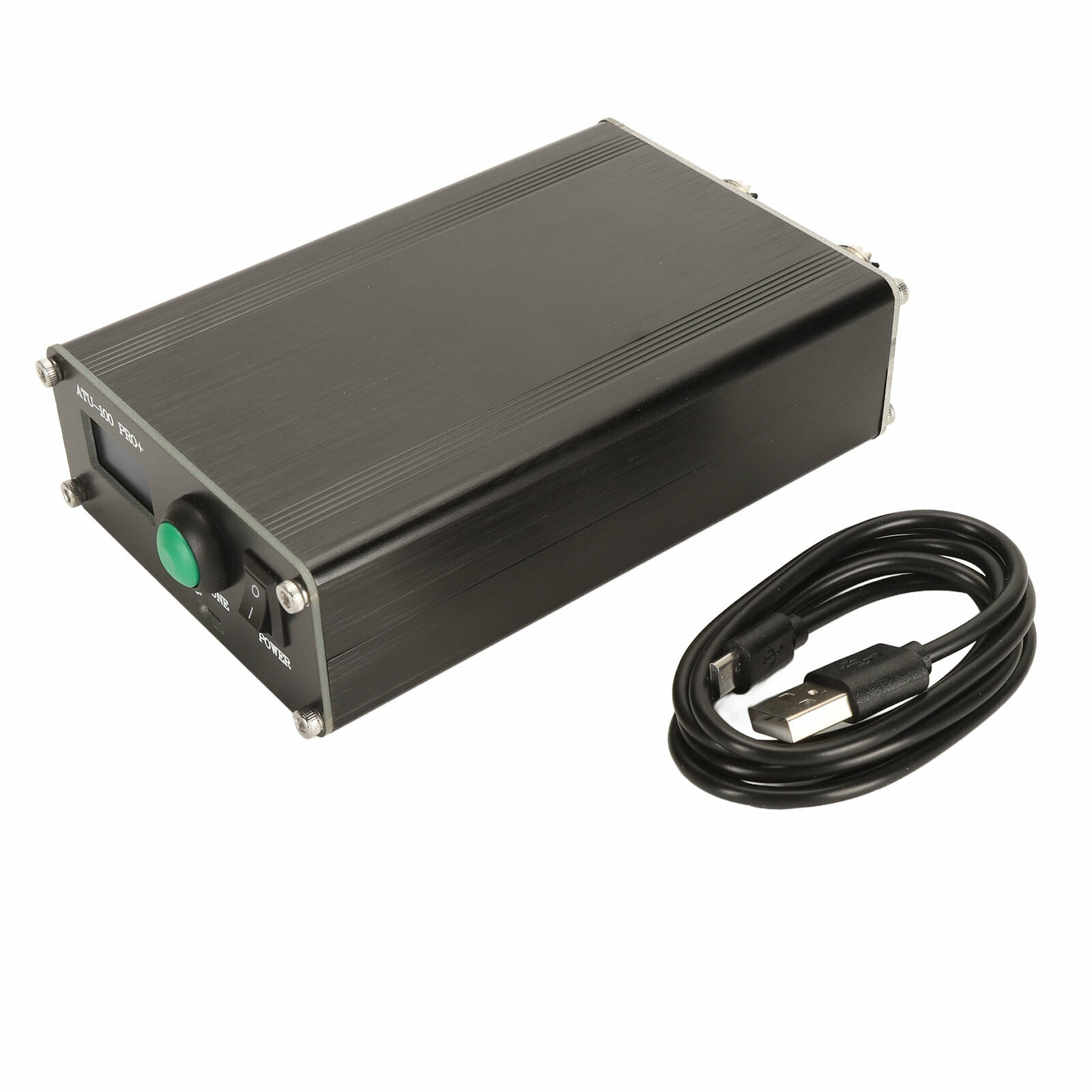 Автоматический антенный тюнер 1,855 МГц: типC, зарядка, дисплей 0,96 дюйма, КВ, металлический корпус