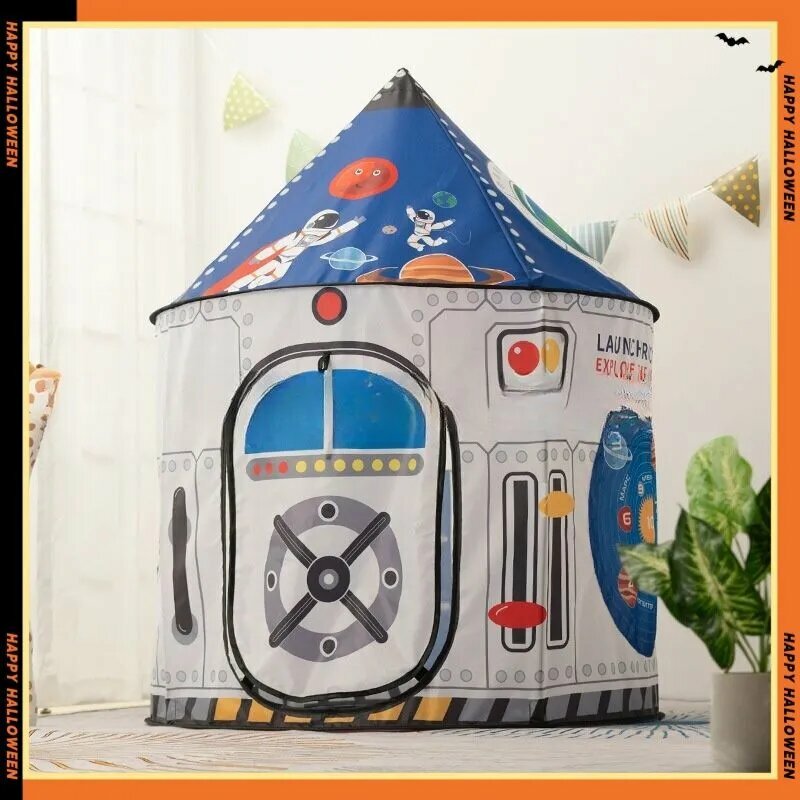 Домик палатка игровая для мальчика Ракета