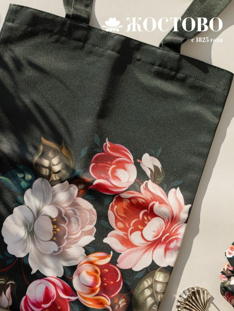 Сумка шоппер Жостовская фабрика декоративной росписи