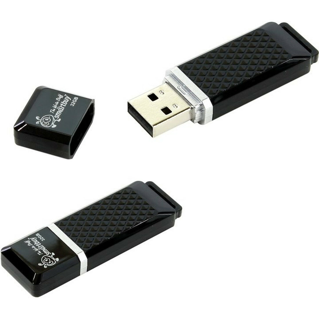 Smart buy Носитель информации Smartbuy USB Drive 32Gb Quartz series Black SB32GBQZ-K