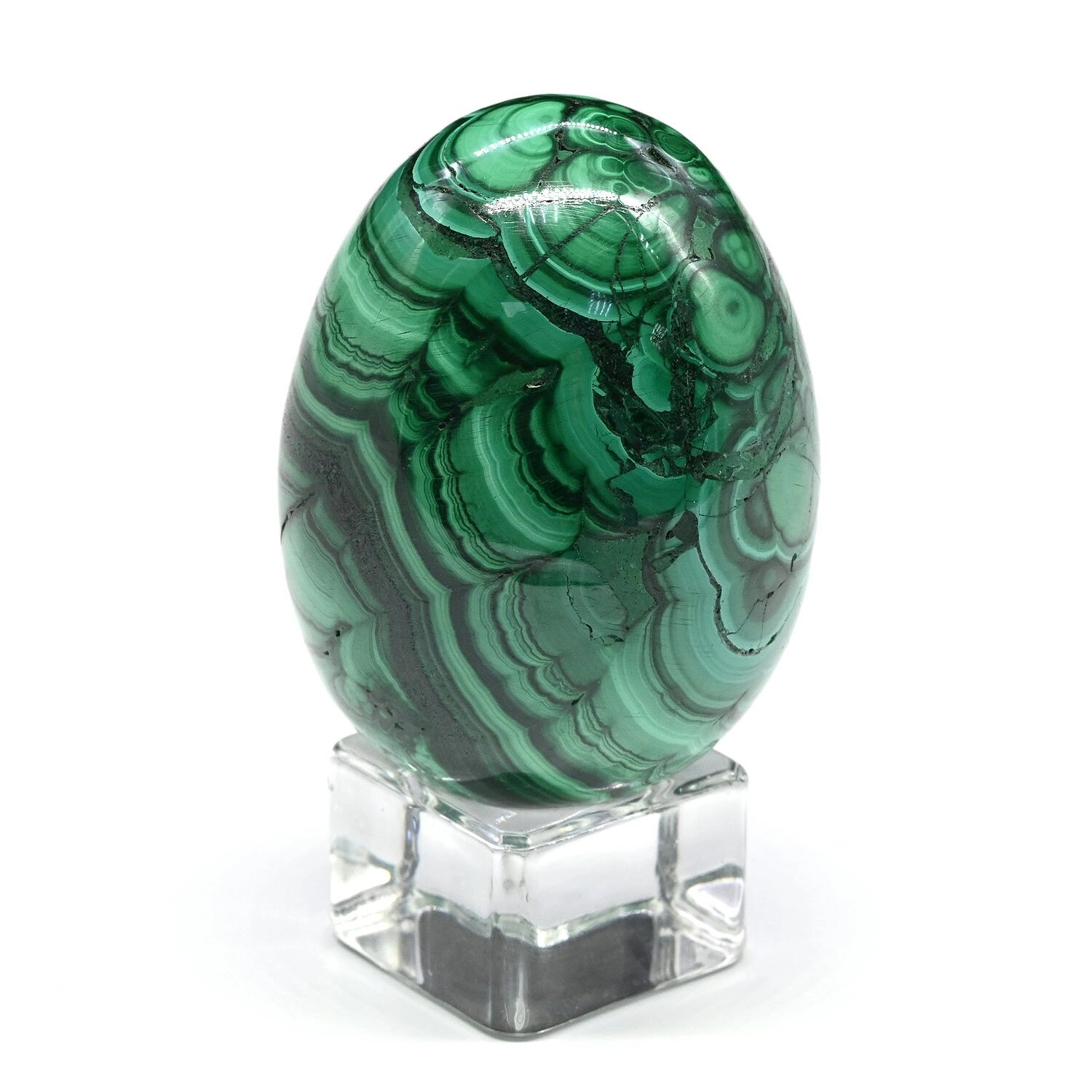 Яйцо из малахита 55*40*40мм, 180г .