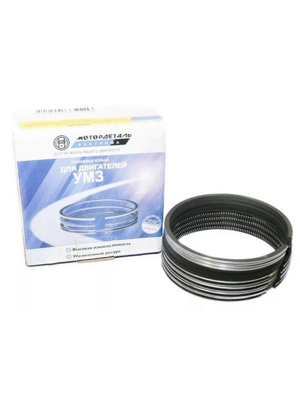 Кольца поршневые для а/м с дв. УМЗ 421 (100.5) "Мотордеталь"