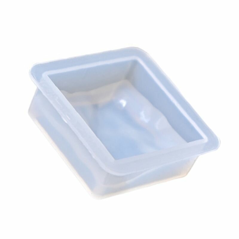 Diy wave water pattern геометрический брелок для ключей из эпоксидной смолы-B10C 3 маленькие квадратные подвесные формы