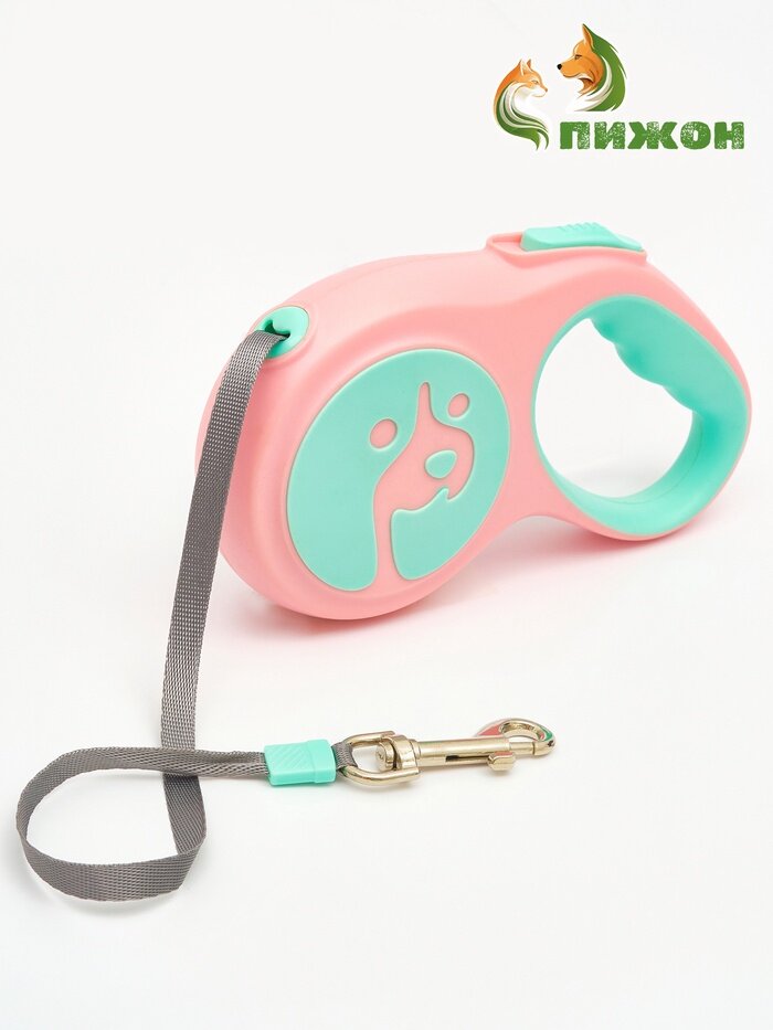 Рулетка - поводок для животных, лента 5 м