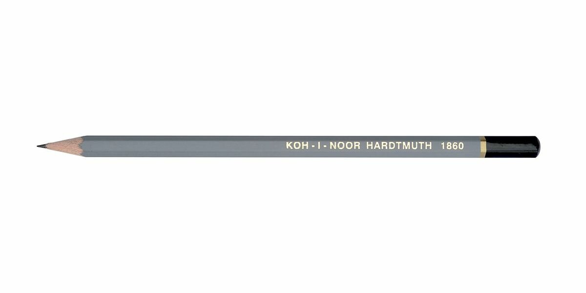 Карандаш Koh-I-Noor 1860 GOLD STAR 3В. Комплект из 12 карандашей