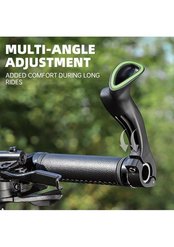 Наконечники руля велосипеда эргономичные, нескользящие, удобные в использовании, для рулей горного велосипеда 21,8–22,8 мм, черные