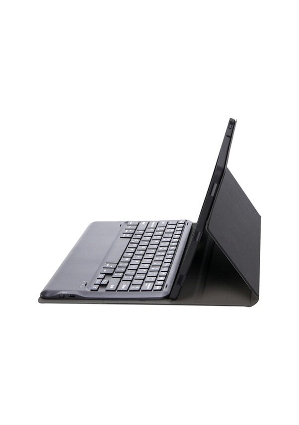 Кожаный чехол-подставка для планшета Ah22 Honor Magicpad 2 12.3" + Bluetooth-клавиатура, черный