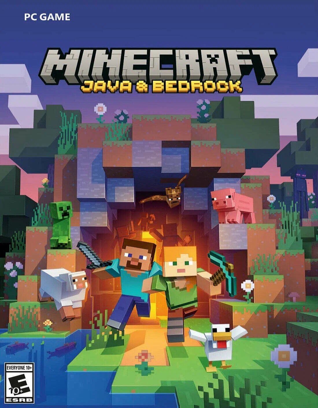 Игра Minecraft: Java & Bedrock Edition для ПК, электронный ключ для Mojang