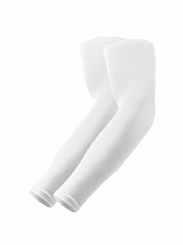 1 пара нарукавников из ледяного шелка, защита от ультрафиолета, дышащие, для езды на велосипеде на открытом воздухе