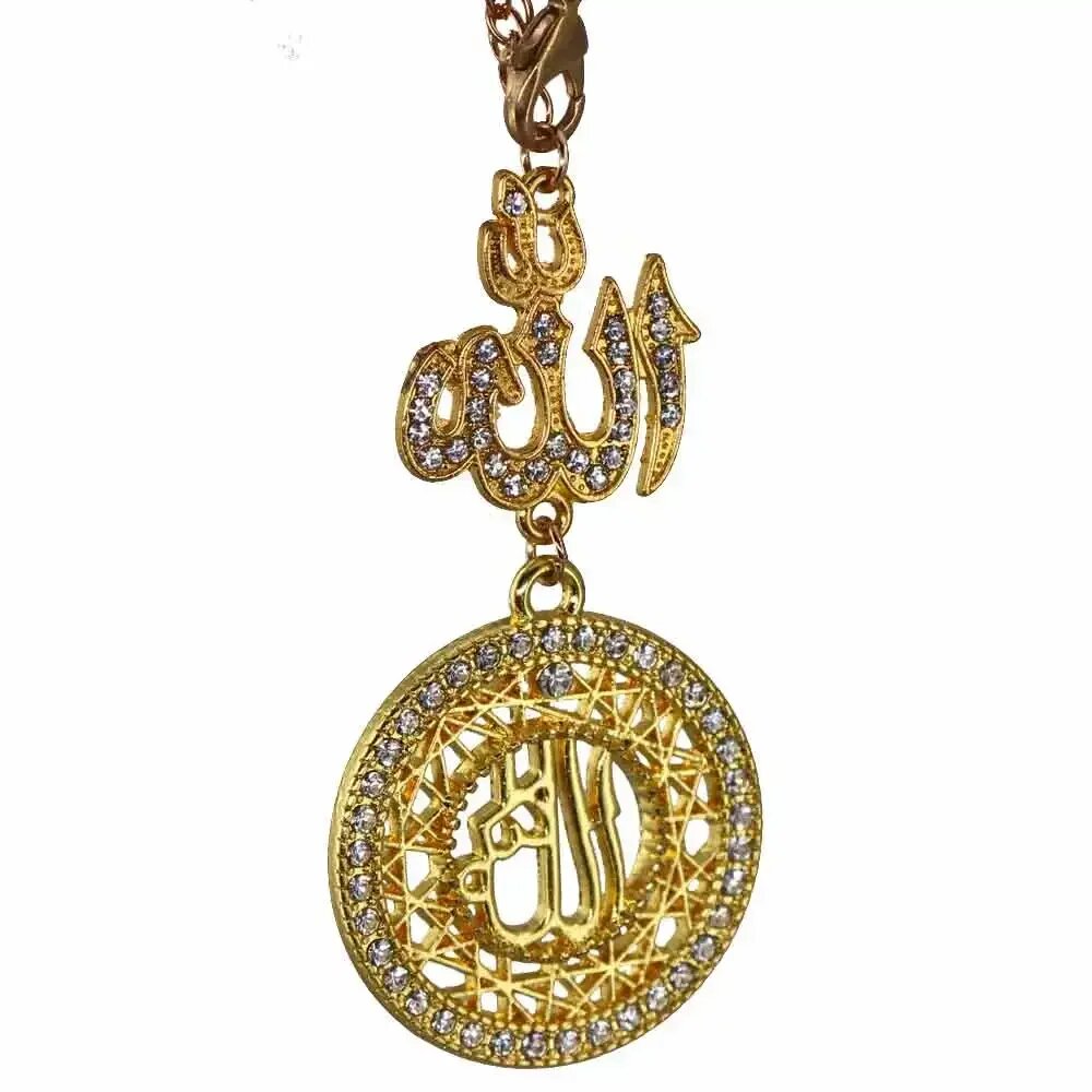 Автомобильный кулон Ислам Мусульманский Бог модные украшения амулеты зеркало заднего вида Украшение подвесное Авто Декор Автомобильные аксессуары Подарки shu2