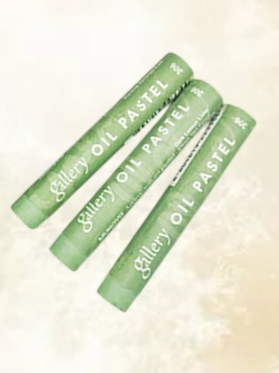 Пастель масляная мягкая профессиональная MUNGYO Gallery Темный Лимонный Лайм №306 (3шт)