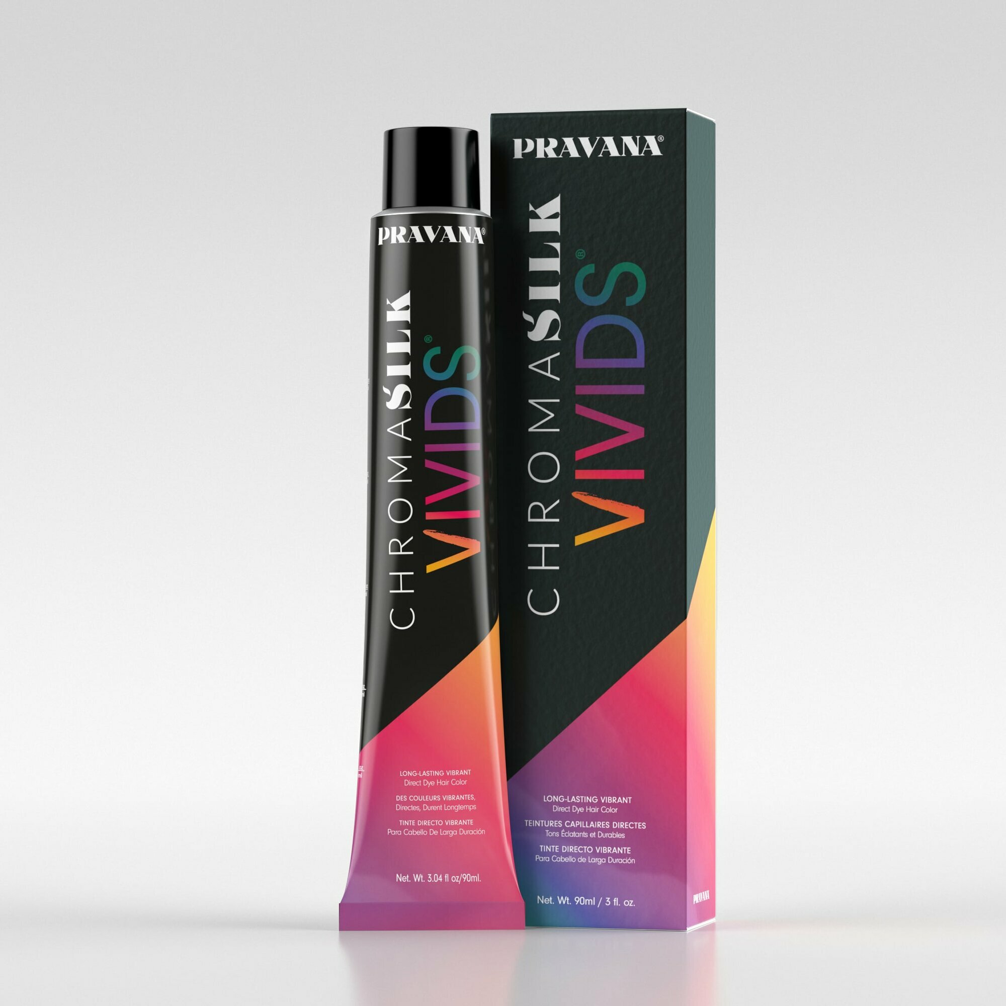 Краска для волос Pravana "Vivids Orange"(оранжевый), без аммиака и пабена, яркий цвет, 90мл