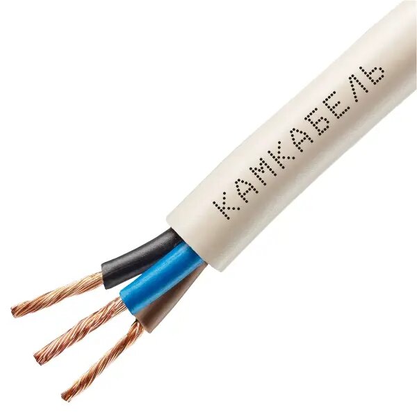Провод Камкабель ПВС 3х4 10 м