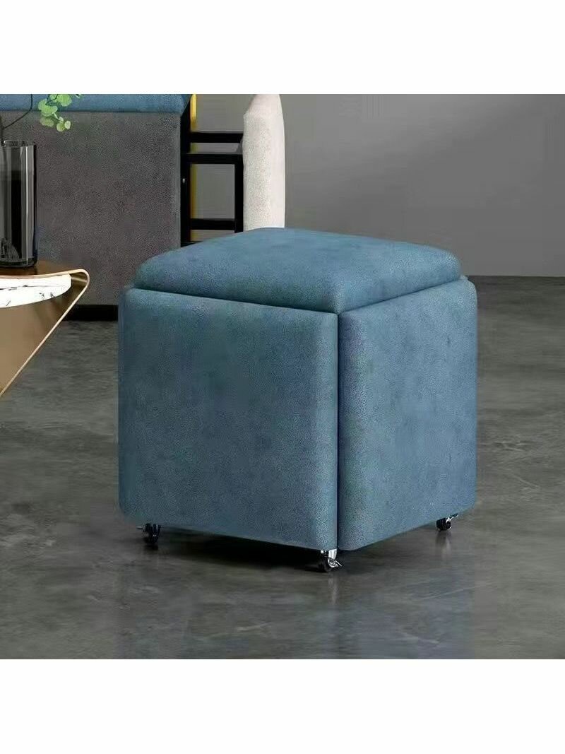 Большой пуфик трансформер 5 в 1 для прихожей Табурет бытовой кубик Рубика табурет