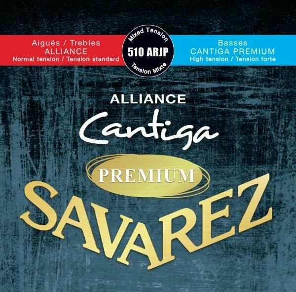 Savarez 510ARJP Alliance Cantiga Premium Комплект струн для классической гитары, смешанное натяжение
