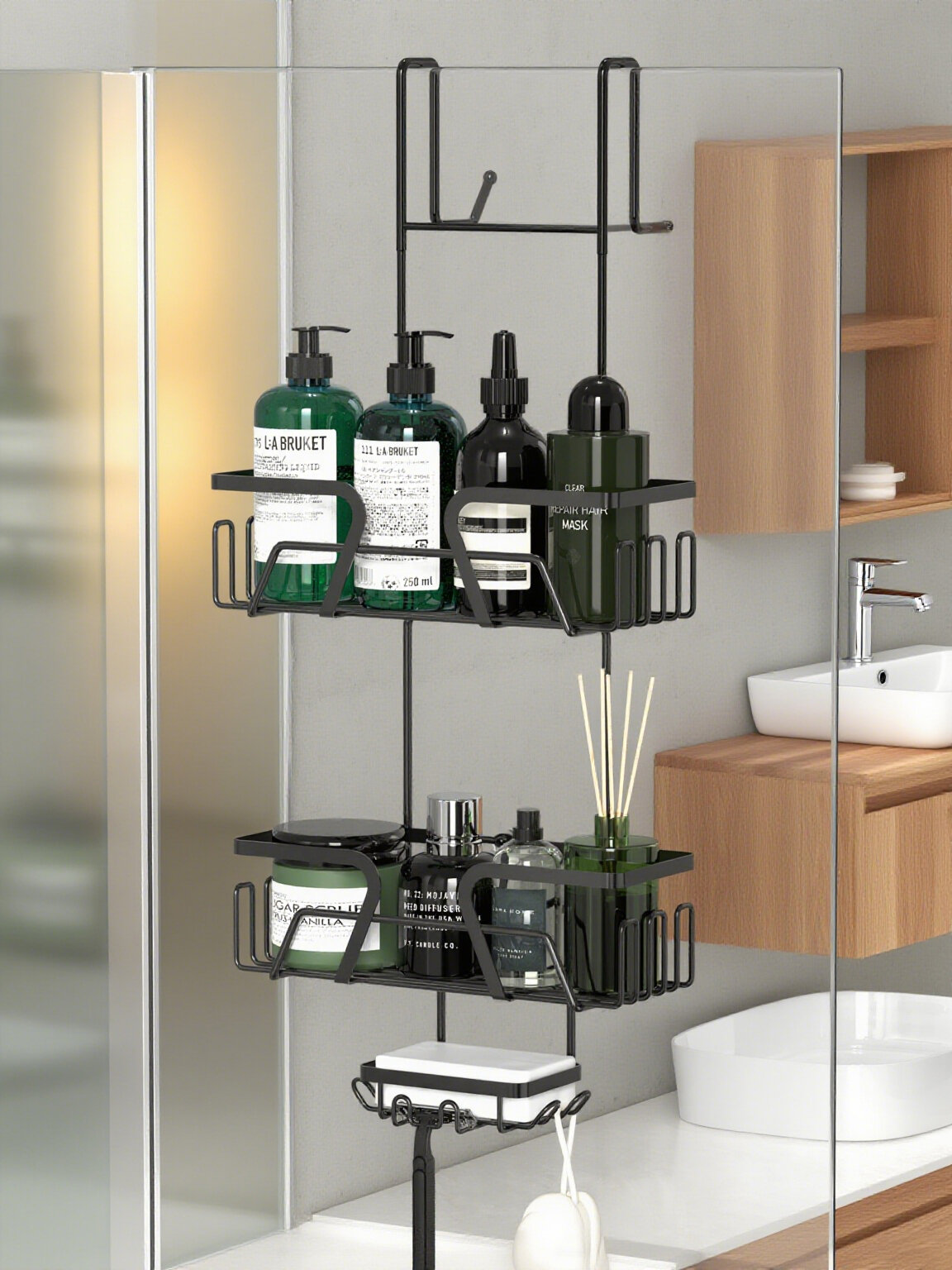 Полки для ванной 3 шт, без сверления, Подходит в качестве подарка