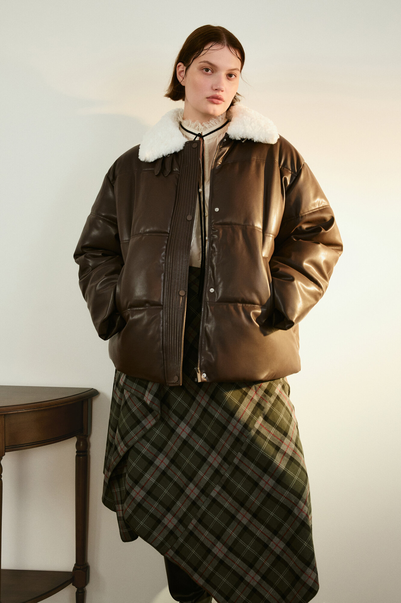 Куртка кожаная Plus Size